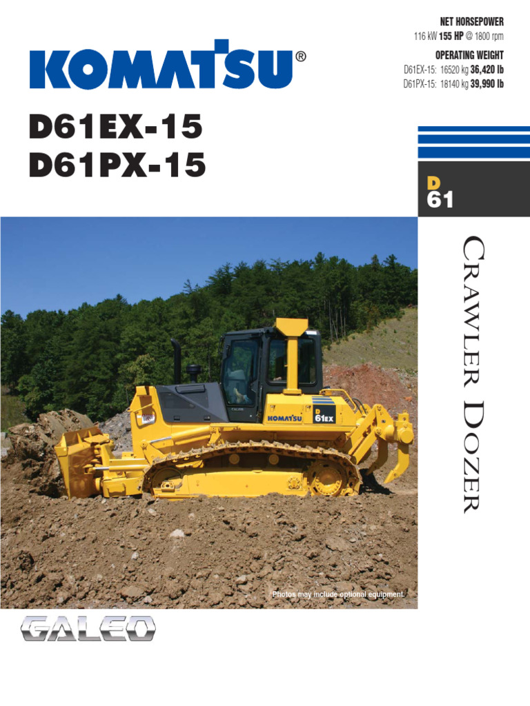 D61ex 15 | PDF | Horsepower | Clutch