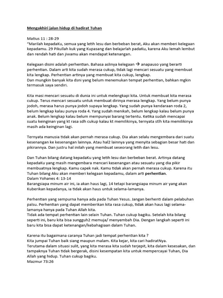 Sharing Firman Ibadah PW GKB Bahodopi - Jumat, 22 Maret 2024 | PDF