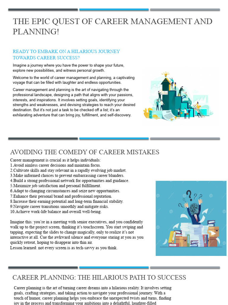 The Epic Quest of Career Management and Planning!: Ready To Embark On A Hilarious Journey ...