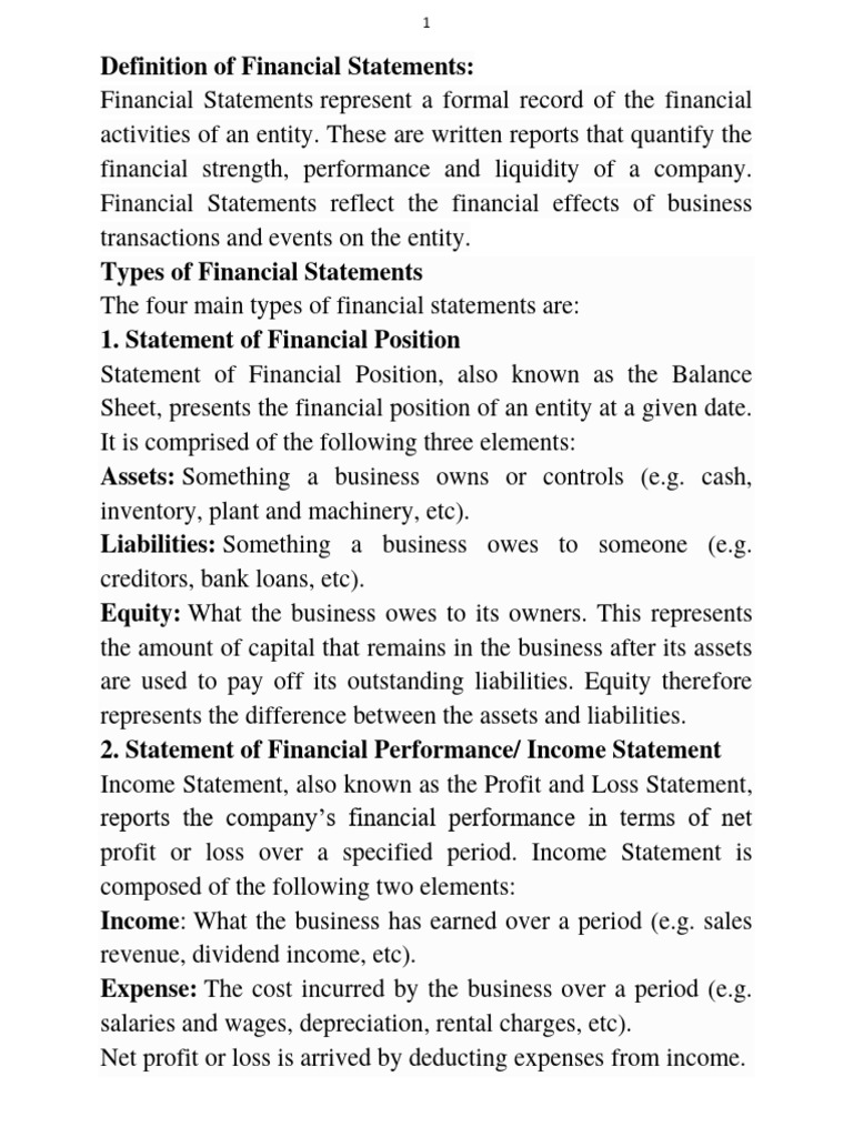 Chapter 03 Preperation of Financial Statements | PDF | Expense | Equity ...