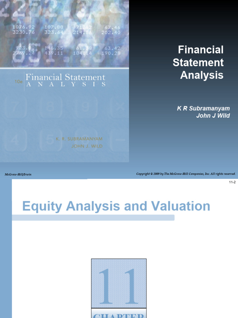 Earnings Persistence in Equity Valuation | PDF | Stock Valuation ...