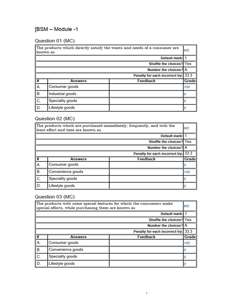 BSM - Module 1 | PDF | Financial Economics | Economies