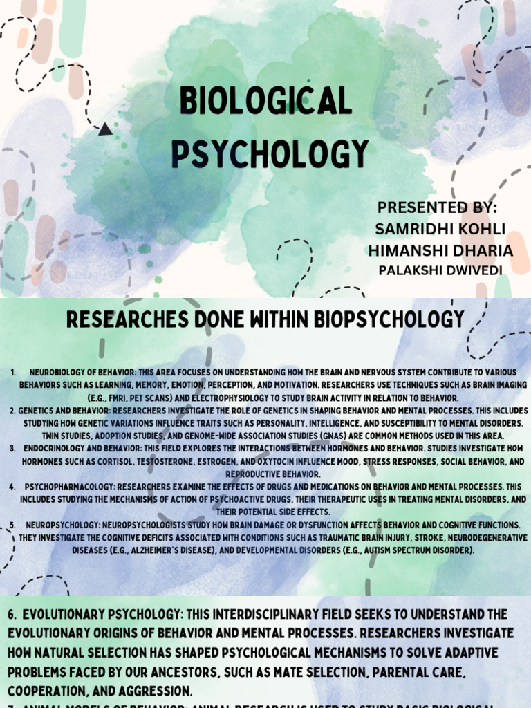 Biological Psychology | PDF | Mental Disorder | Psychology