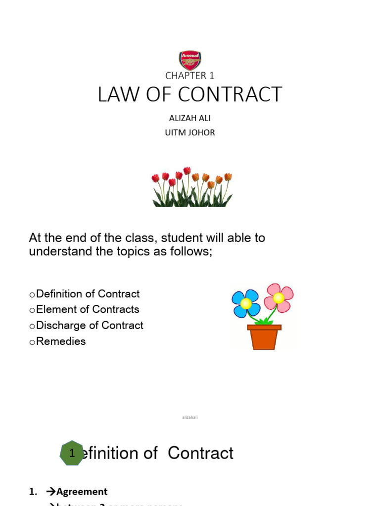 CONTRACT | PDF | Offer And Acceptance | Consideration
