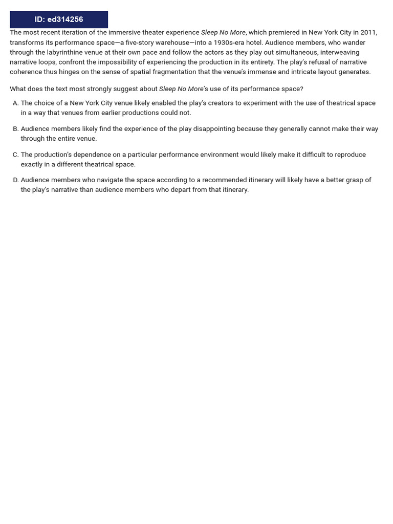 SAT Suite Question Bank - Results | PDF | Taxes | Policy