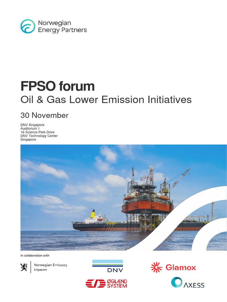 Programme - FPSO Forum 2023 v8 | PDF
