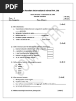 Class 6-Computer Question Answers | PDF | Computer Data Storage | Solid State Drive