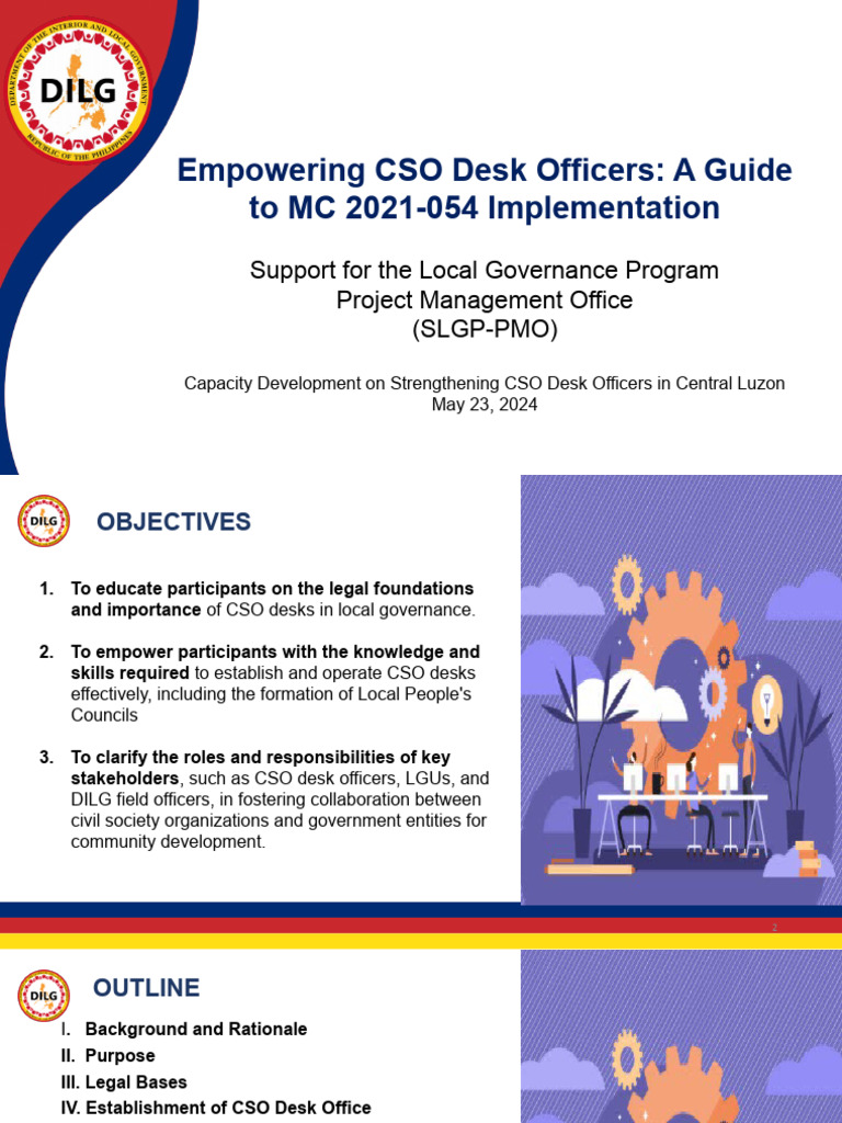 Session 4 - CSO Desk Officers TRNG Module 08152023 (Wo) | PDF ...