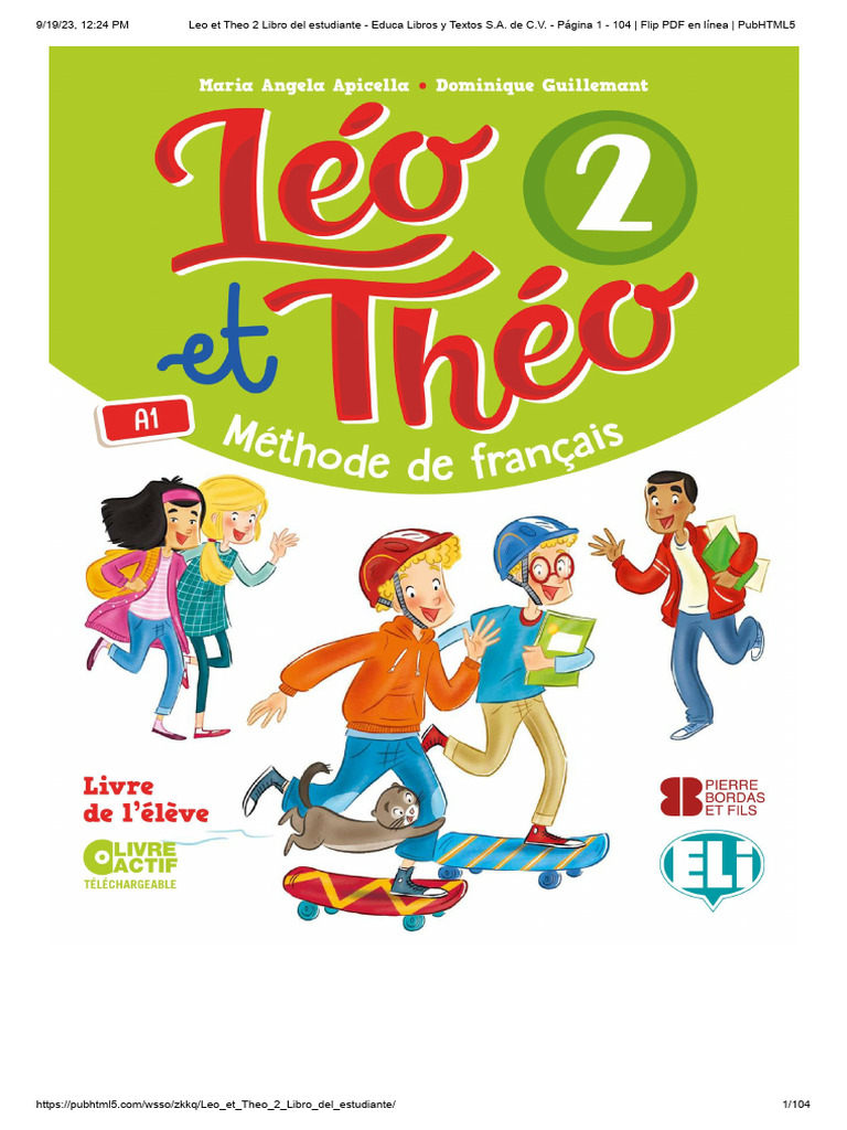 Leo Et Theo 2 Libro Del Estudiante - Educa Libros y Textos S.A. de C.V ... Leo Et Theo 2 Libro Del Estudiante - Educa Libros y Textos S.A. de C.V ...