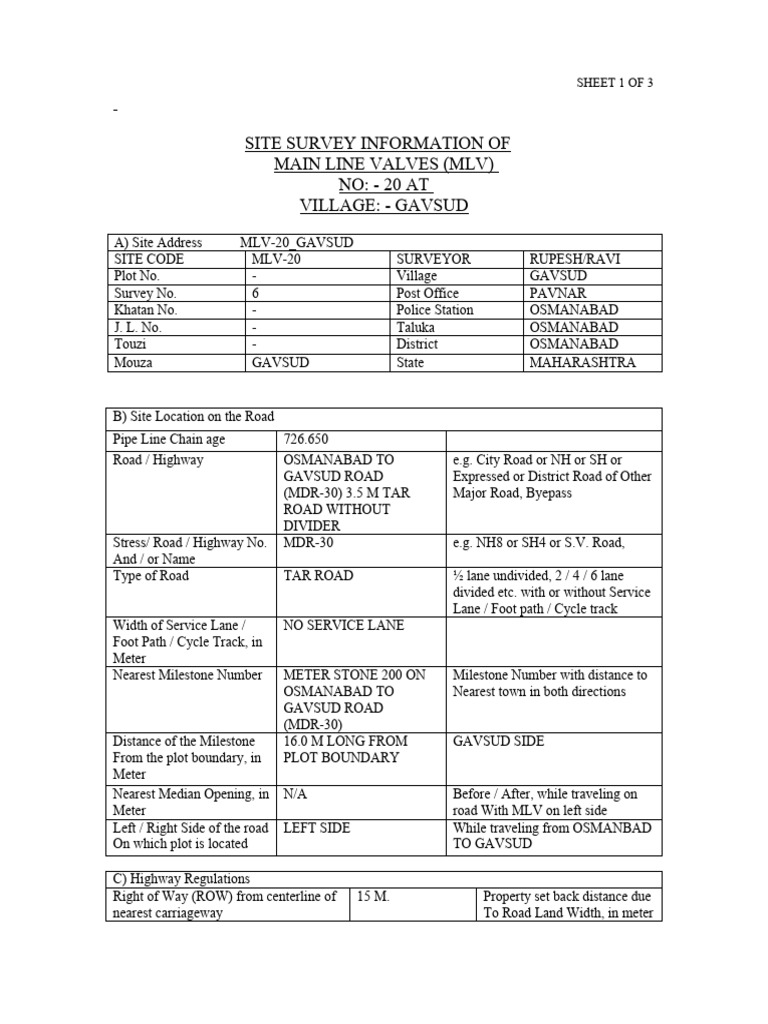 Site Sur Info Mlv 20 | PDF | Storm Drain | Lane