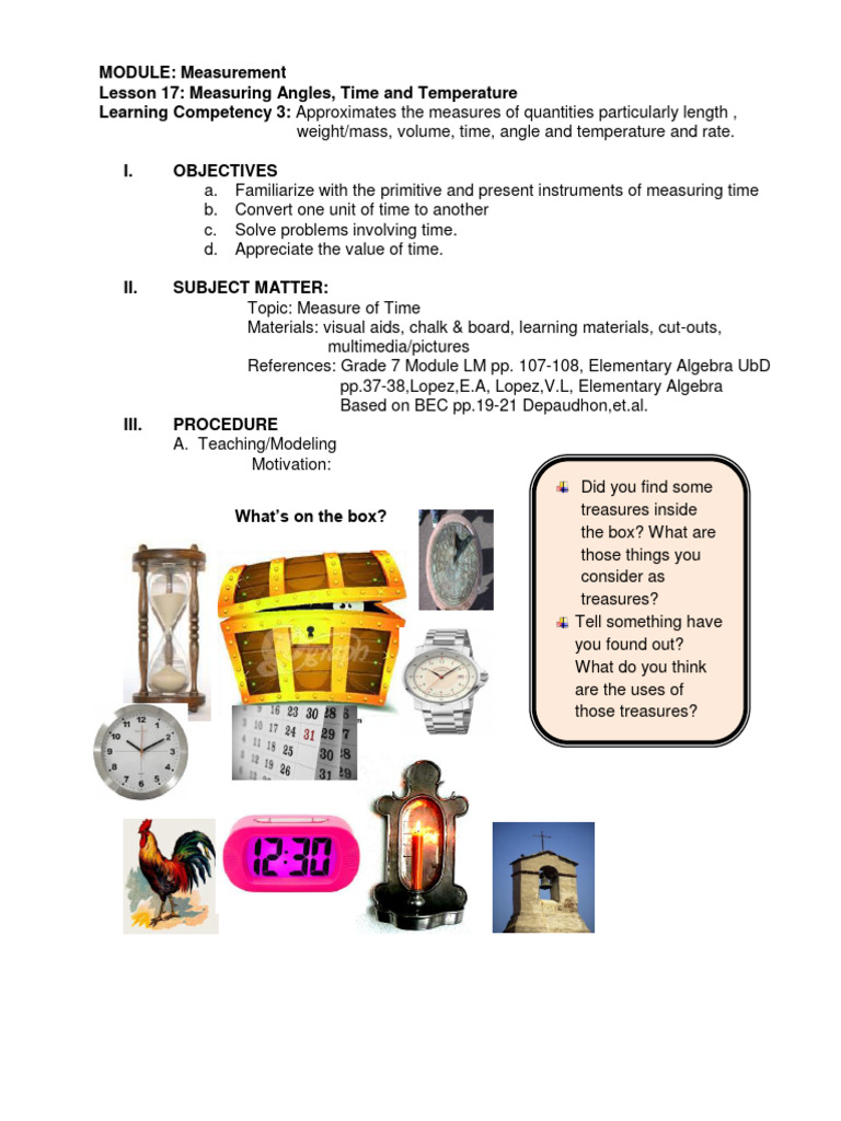 Measuring Time: Concepts and Practices | PDF | Clock