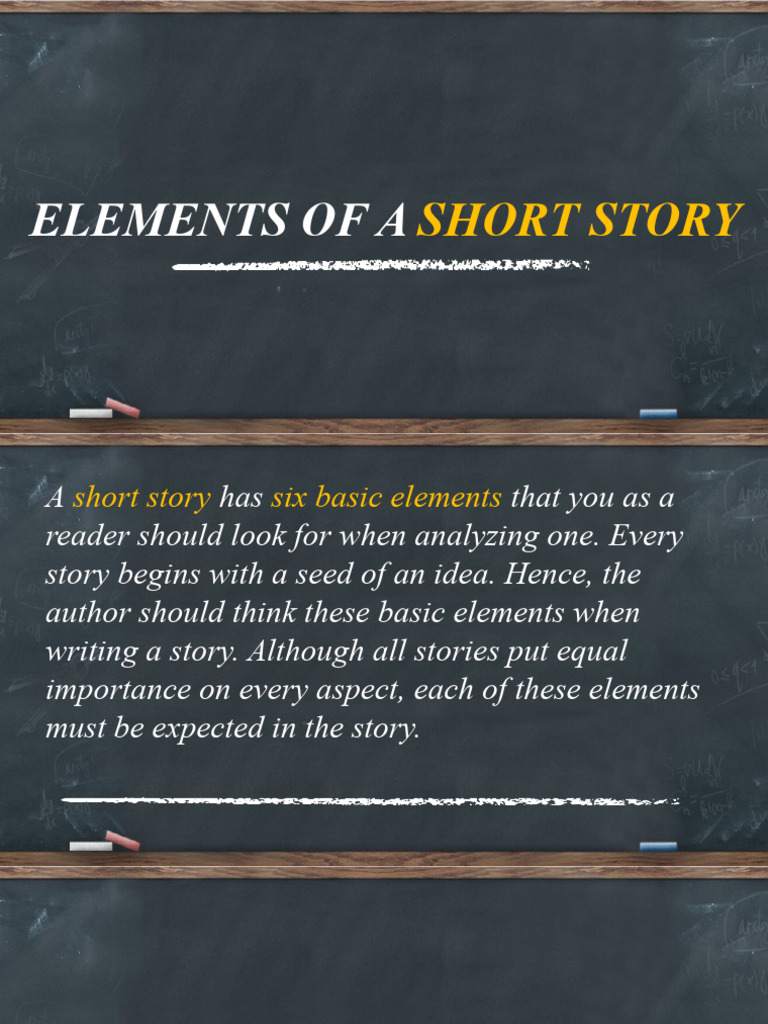Elements of Short Story | PDF | Narration | Plot (Narrative)