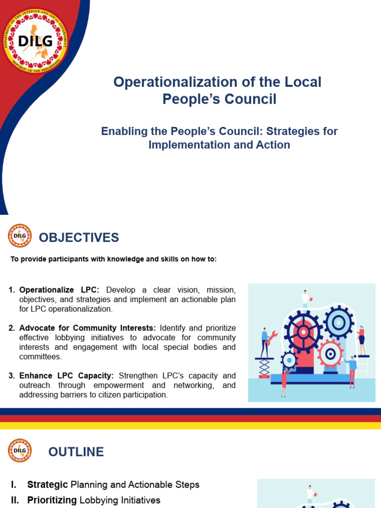 Session 5 - 2 Operationalization of The LPC Ver2 | PDF | Governance | Strategic Planning