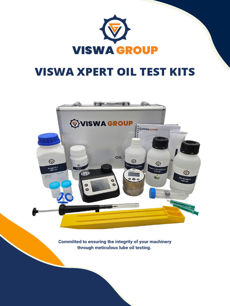Viswa Xpert Oil Test Kit 1 | PDF | Motor Oil | Lubricant