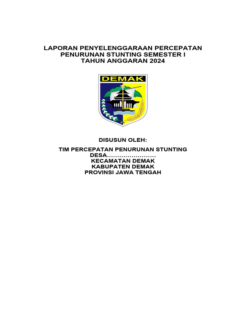 Format Laporan TPPS 2024 | PDF