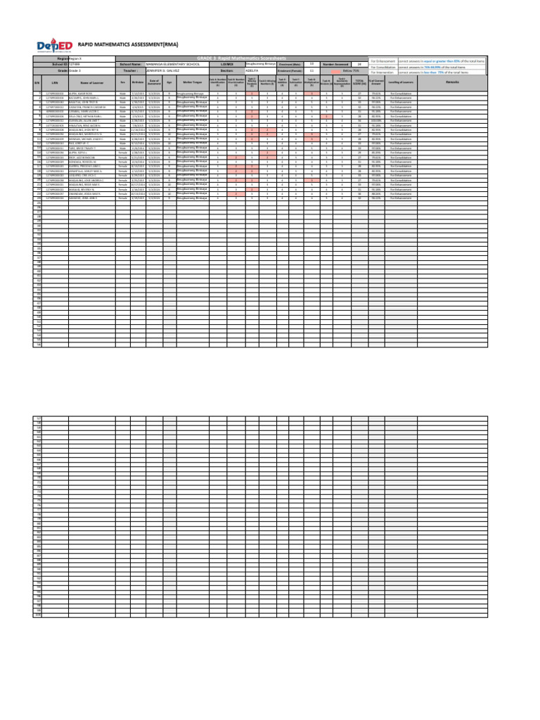 Rma G3-Adelfa 2023-2024 | PDF | Mathematics