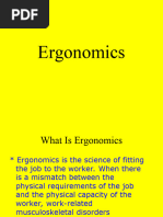 10 Principles of Ergonomics | PDF | Chair