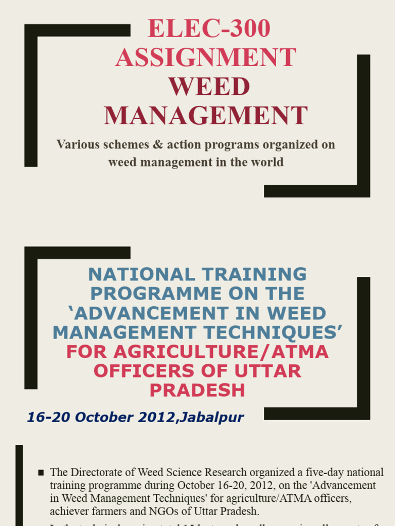 Weed Management of Cuscuta | PDF | Agriculture | Agricultural Science