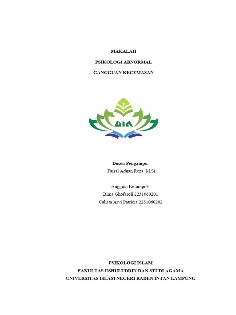 Makalah Abnormal New | PDF