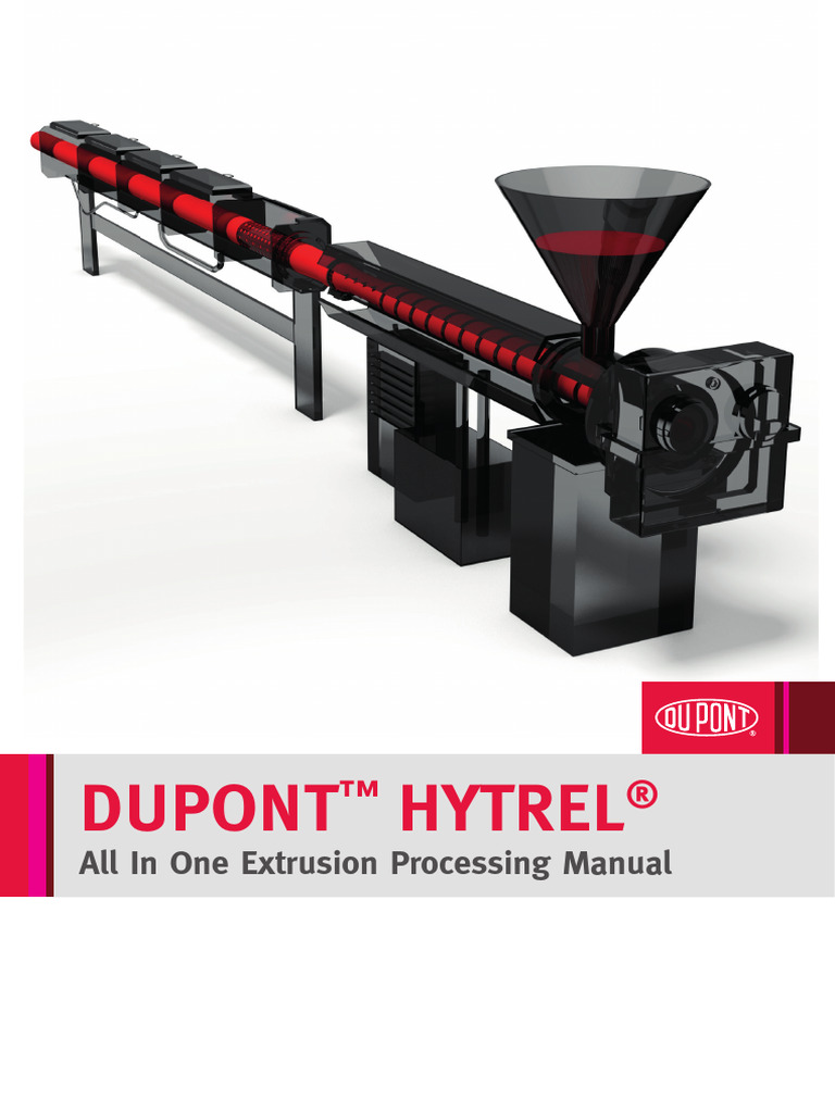 Hytrel Extrusion Processing Manual | PDF | Extrusion | Thermoplastic Hytrel Extrusion Processing Manual | PDF | Extrusion | Thermoplastic