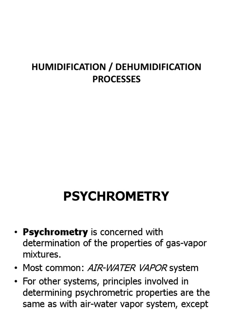 Humidification and Cooling Towers - 2nd 2011 | PDF | Humidity ...