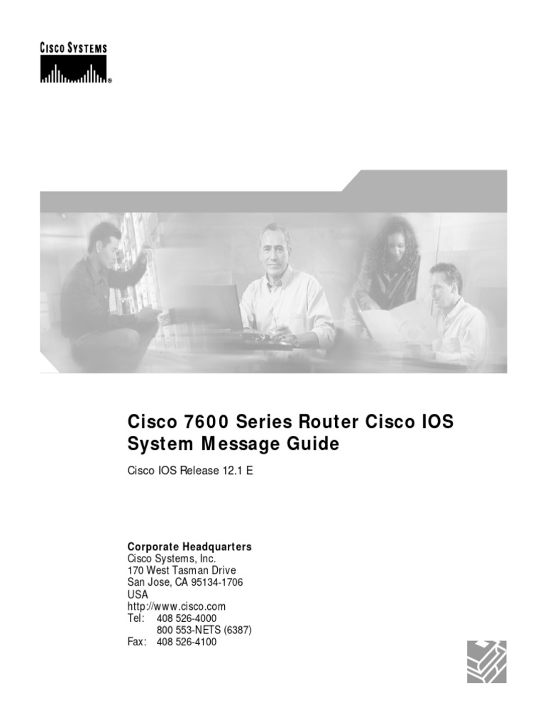 Cisco 7600 ERROR Message Guide | PDF | Computer Network | Multicast