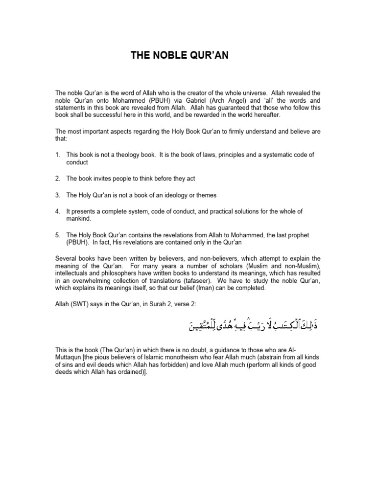 Kuran Nedir | PDF | Quran | Islam