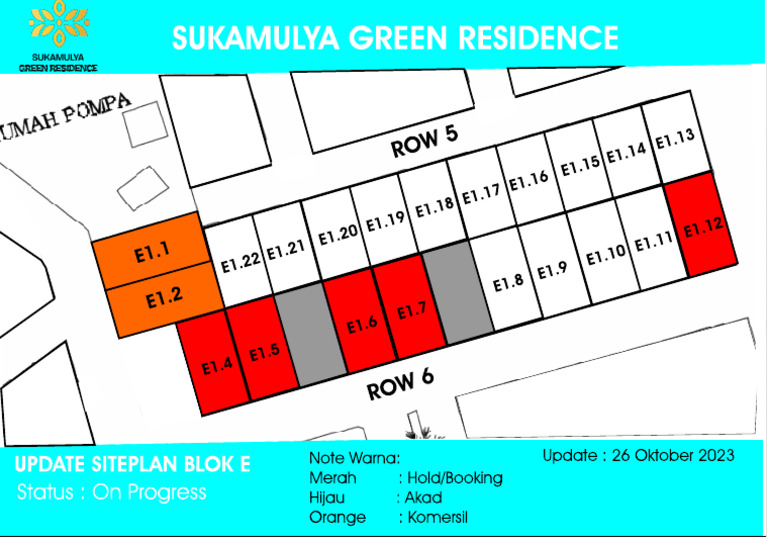 Siteplan Update Blok e | PDF