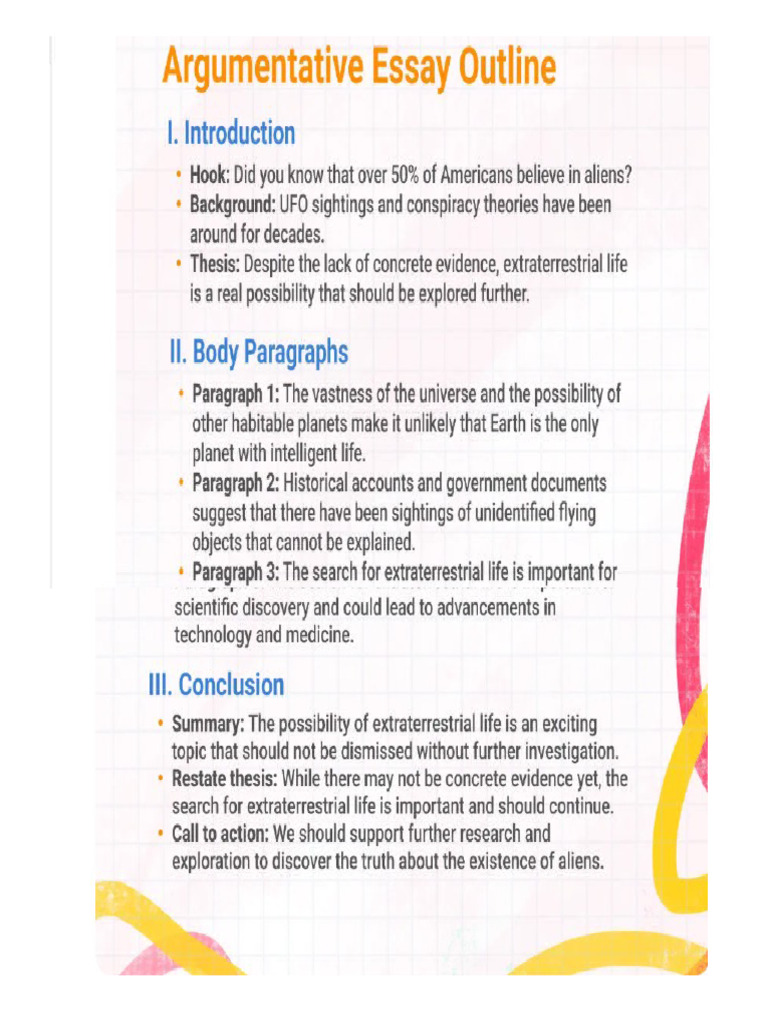 Argumentative Outline | PDF