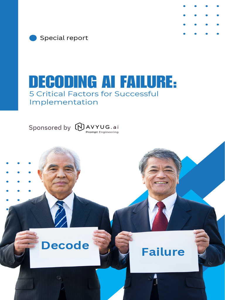 5 Critical Mistakes That Lead To AI Project Failures | PDF | Artificial ...