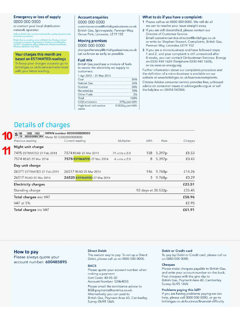 UTILITY BILL UK | PDF