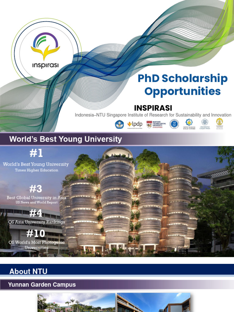 INSPIRASI PhD program with NTU (Singapore) ED | PDF | Engineering | Physical Sciences