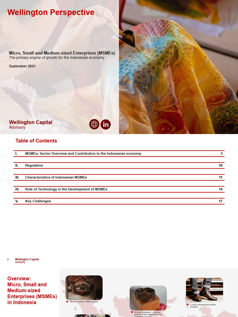 Indonesian MSMEs: Economic Impact Overview | PDF | Small And Medium ...