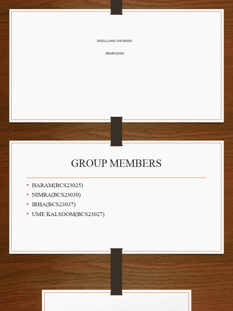 Presentation DLD | PDF | Computers
