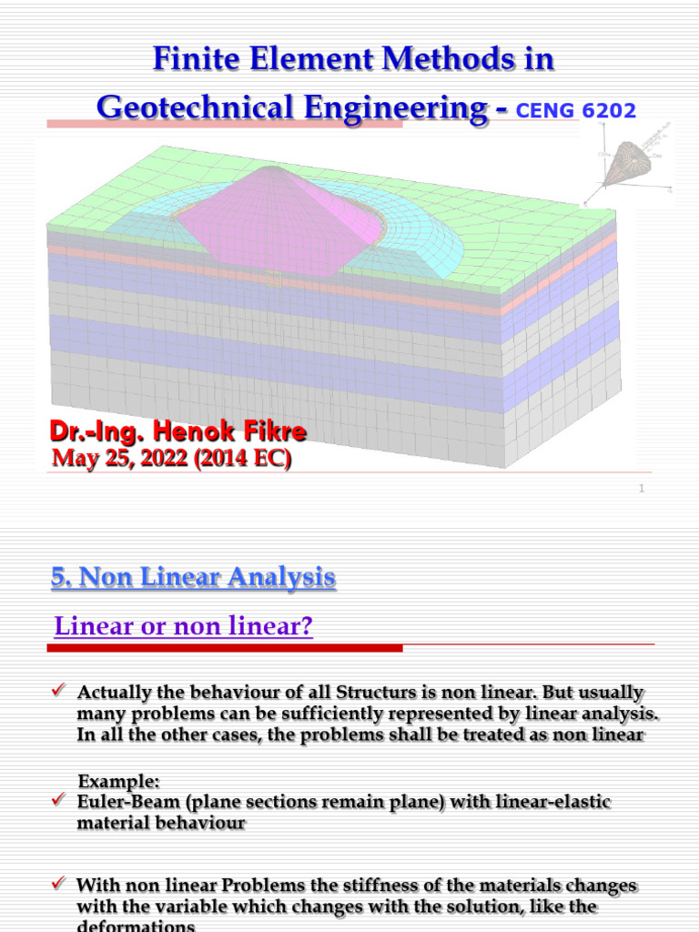 FEM7 | PDF | Nonlinear System | Mathematical Analysis