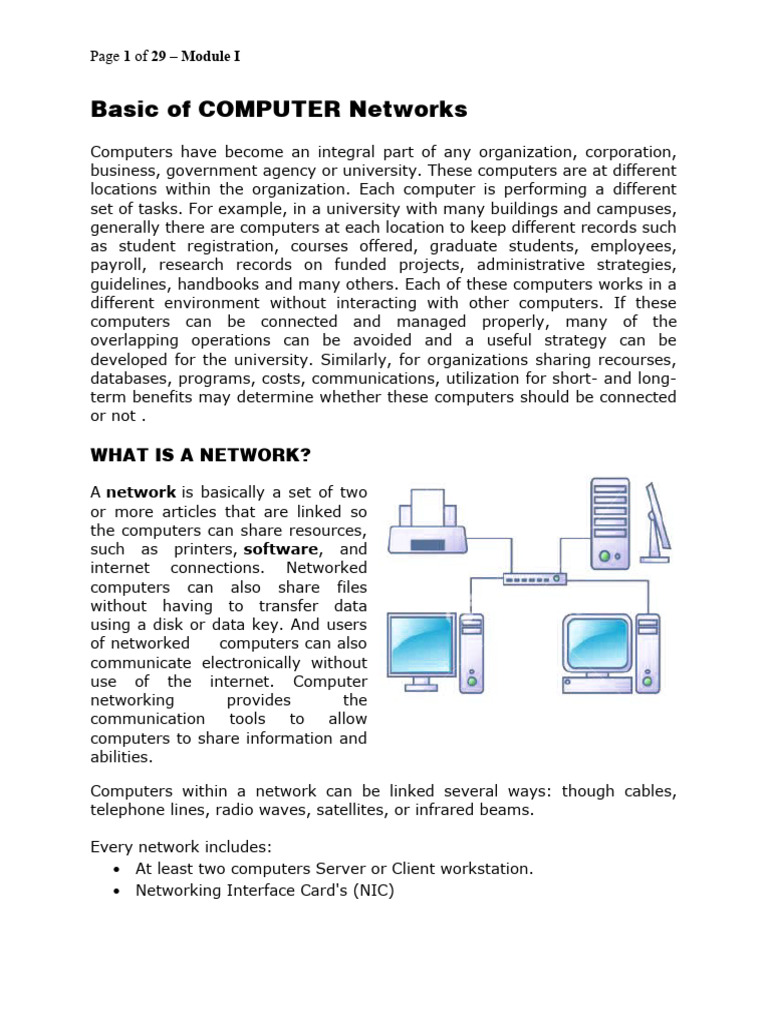 Basic of COMPUTER Networks | PDF | Network Topology | Network Switch