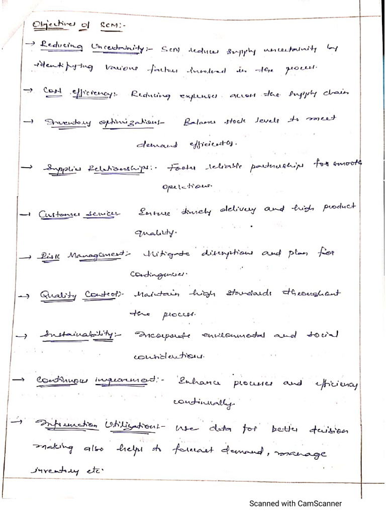 SCM Assignment | PDF