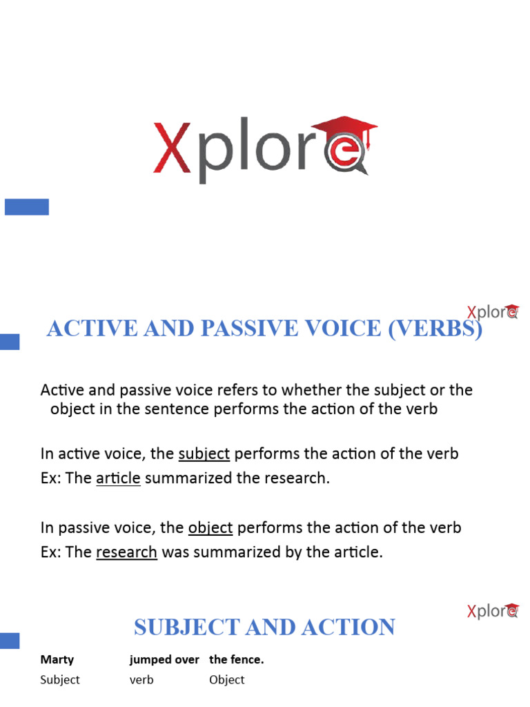 Active vs Passive Voice Explained | PDF | Subject (Grammar) | Verb
