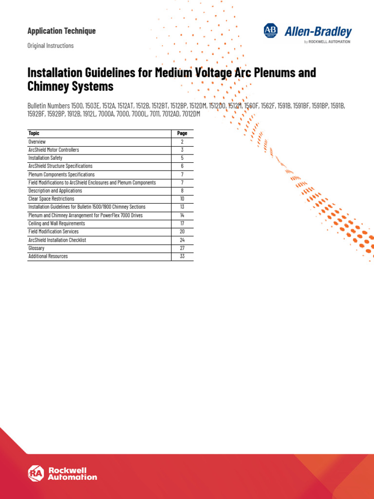 Arc Flash Plenum Mv-At001 - En-P | PDF | Electric Arc | Chimney