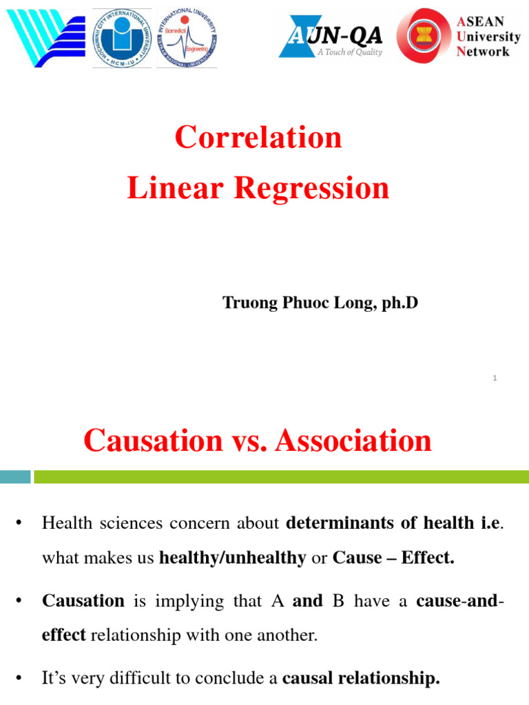 Correlation and Linear Regression | PDF | Causality | Dependent And ... Correlation and Linear Regression | PDF | Causality | Dependent And ...