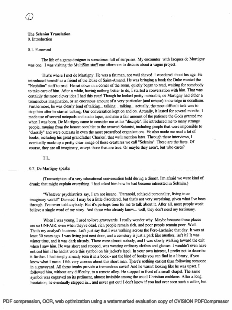 Selenim Manuscript | PDF