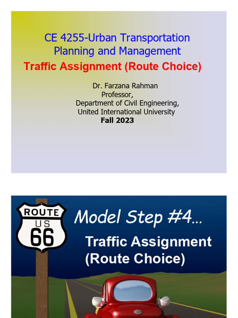 Traffic Assignment in Urban Planning | PDF | Applied Mathematics
