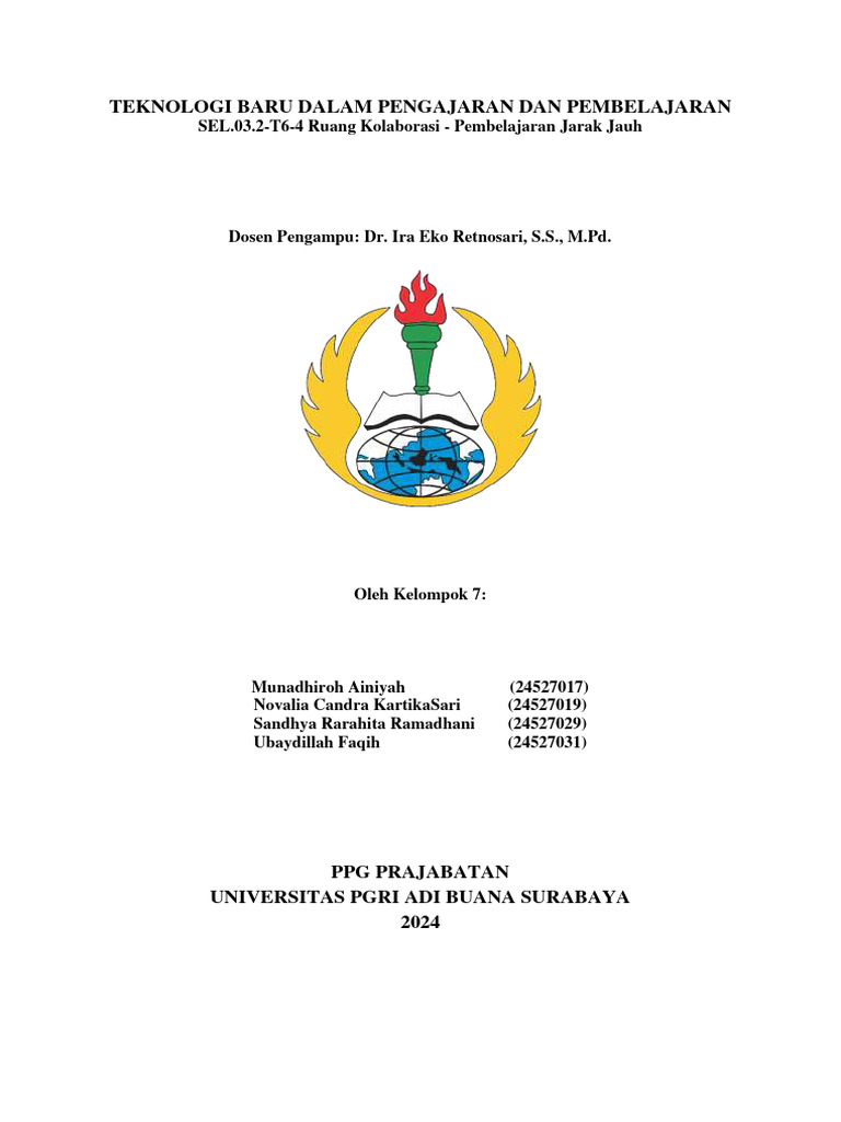 SEL.03.2-T6-4 Ruang Kolaborasi - Kelompok 7 | PDF | Karier & Perkembangan