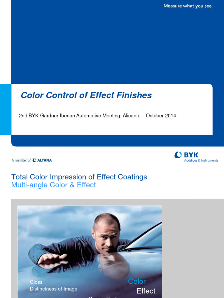 03 BYK Gardner Color Control Effect Finishes | PDF | Color | Hue