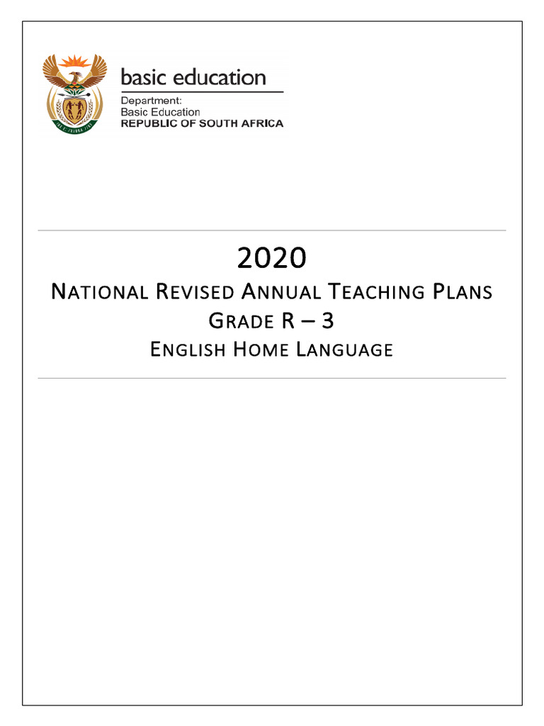 Revised Teaching Plans for Grades R-3 | PDF | Educational Assessment ...