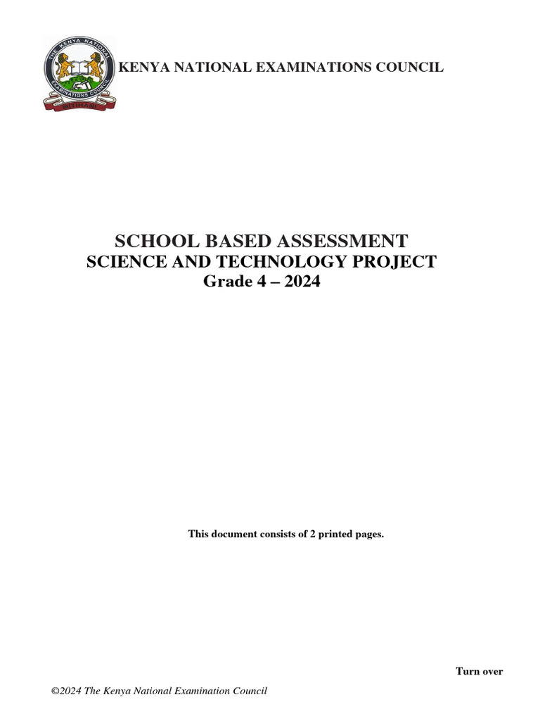 Grade 4 Science Project Guide | PDF | Sensor | Teachers