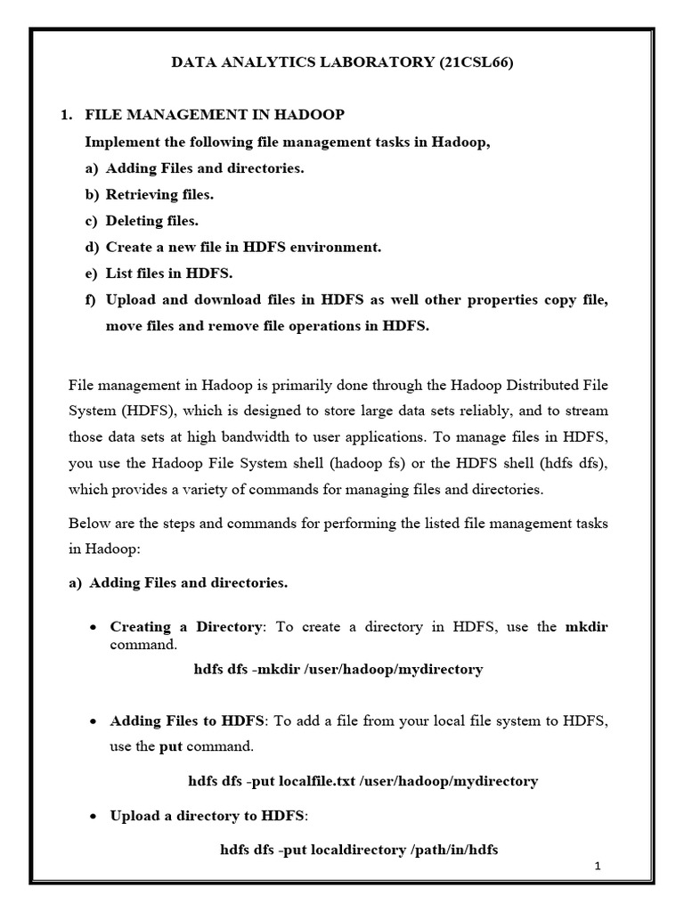 Da Lab Program 1 Pdf Computer File Apache Hadoop 2350