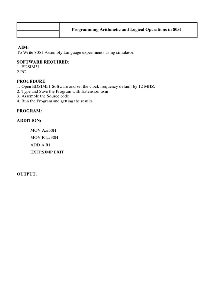 EMBEDDED LAB Record | PDF | Division (Mathematics) | Computer Program EMBEDDED LAB Record | PDF | Division (Mathematics) | Computer Program