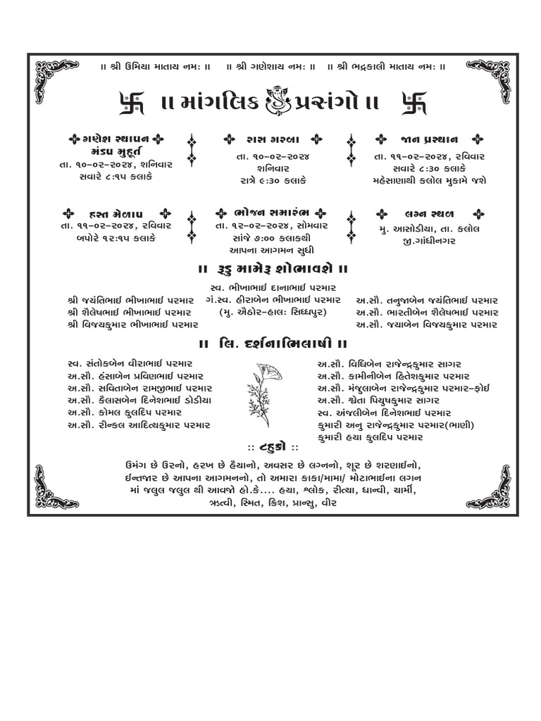 Dhaval Weds Priyank | PDF