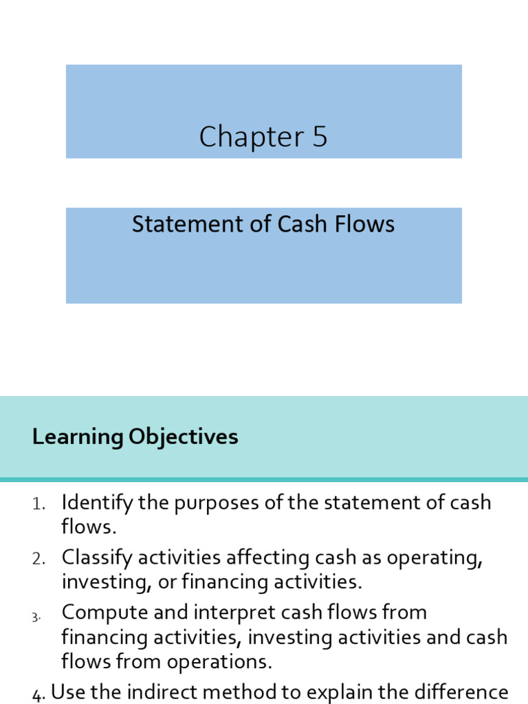Ch-5 Cash Flow Statement | PDF | Cash Flow Statement | Debt